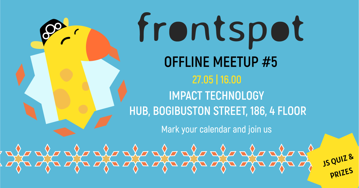 FrontSpot Uzbekistan Offline MeetUp#5