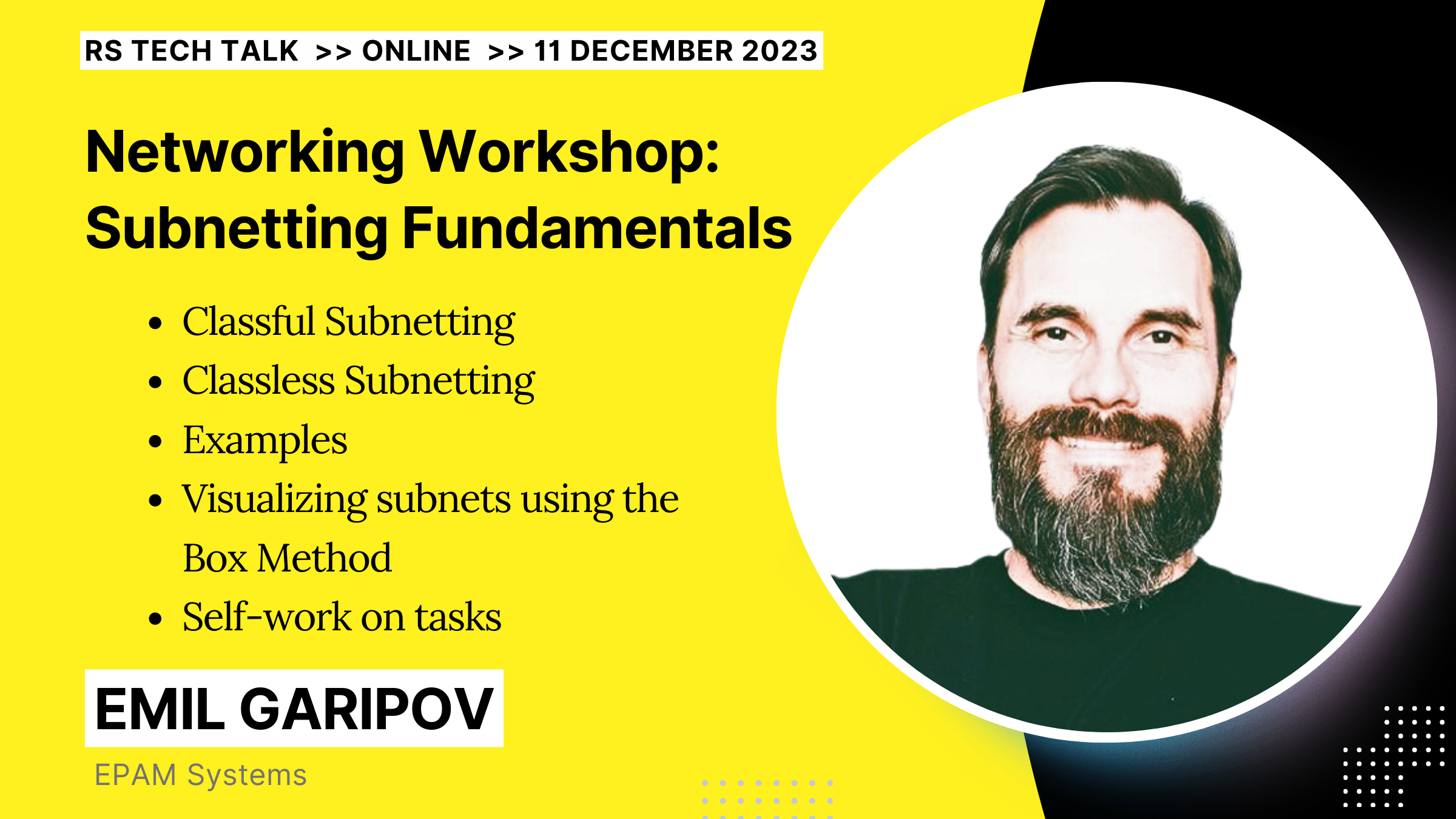 Networking Workshop Subnetting Fundamentals